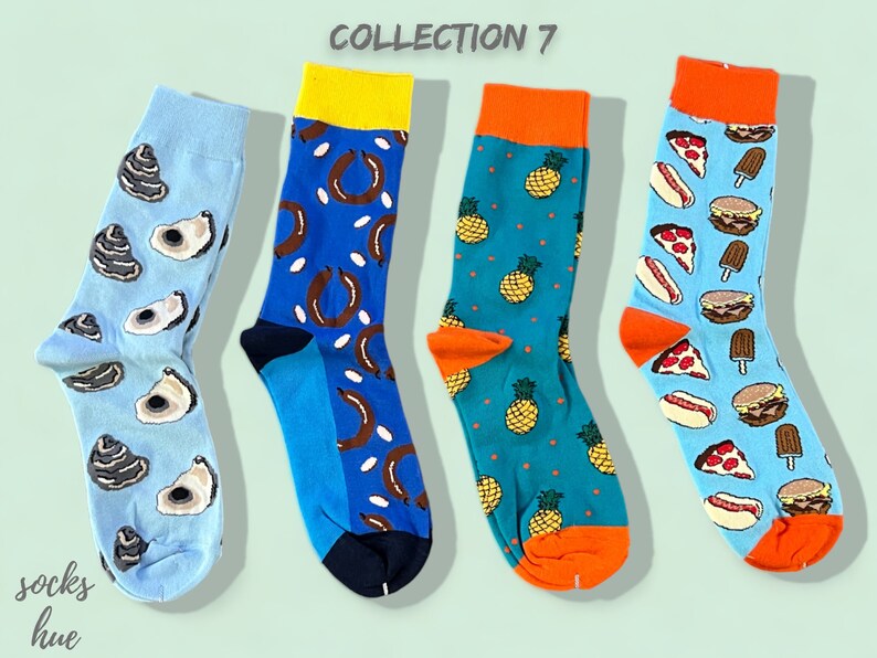 Designed, Colorful Socks, Food, Fruits and Space Themes, Avocado, Fun ...
