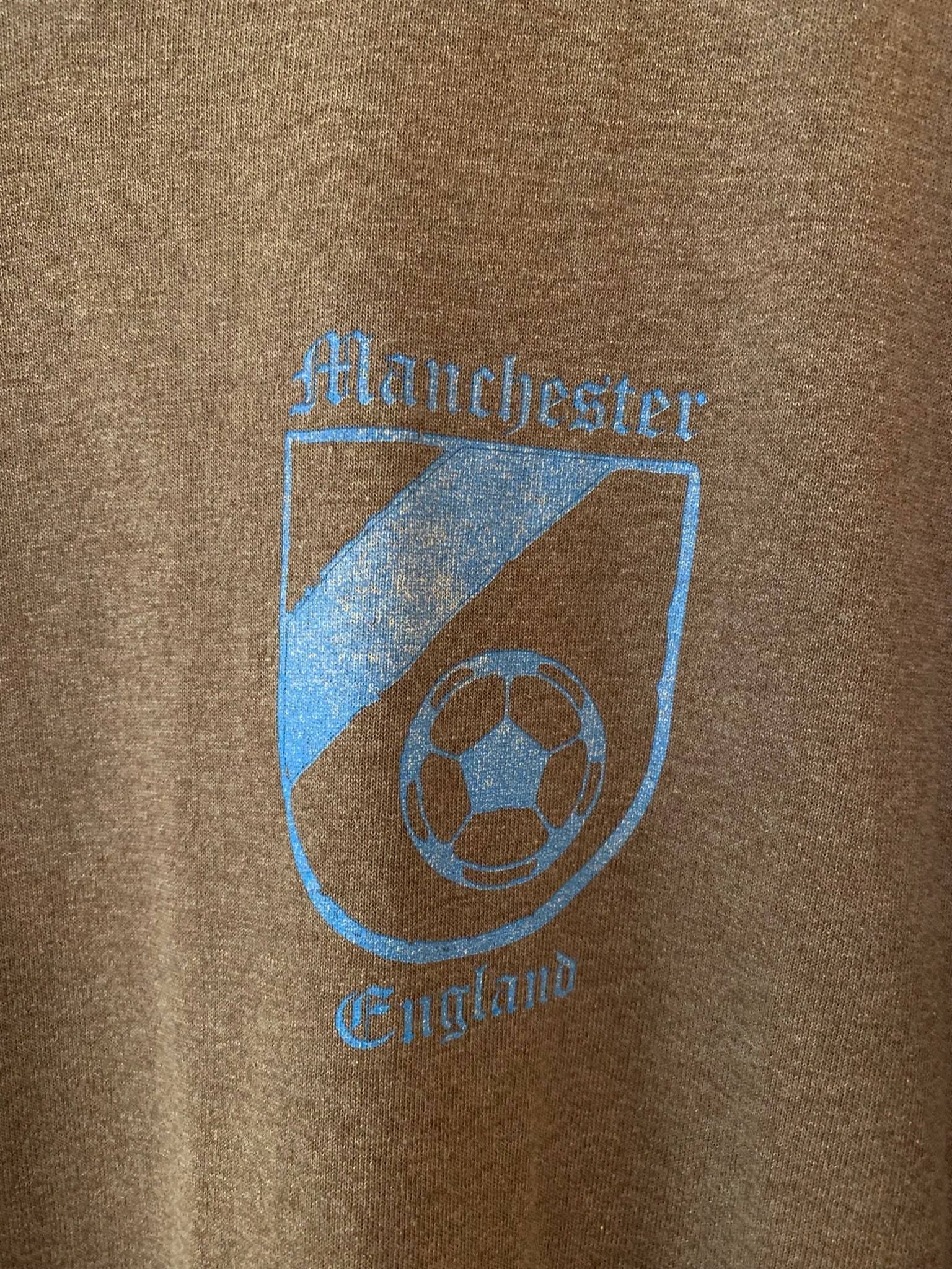 70s Rare Vintage Manchester Bdg Football Distressed Player 4 T Shirt ...