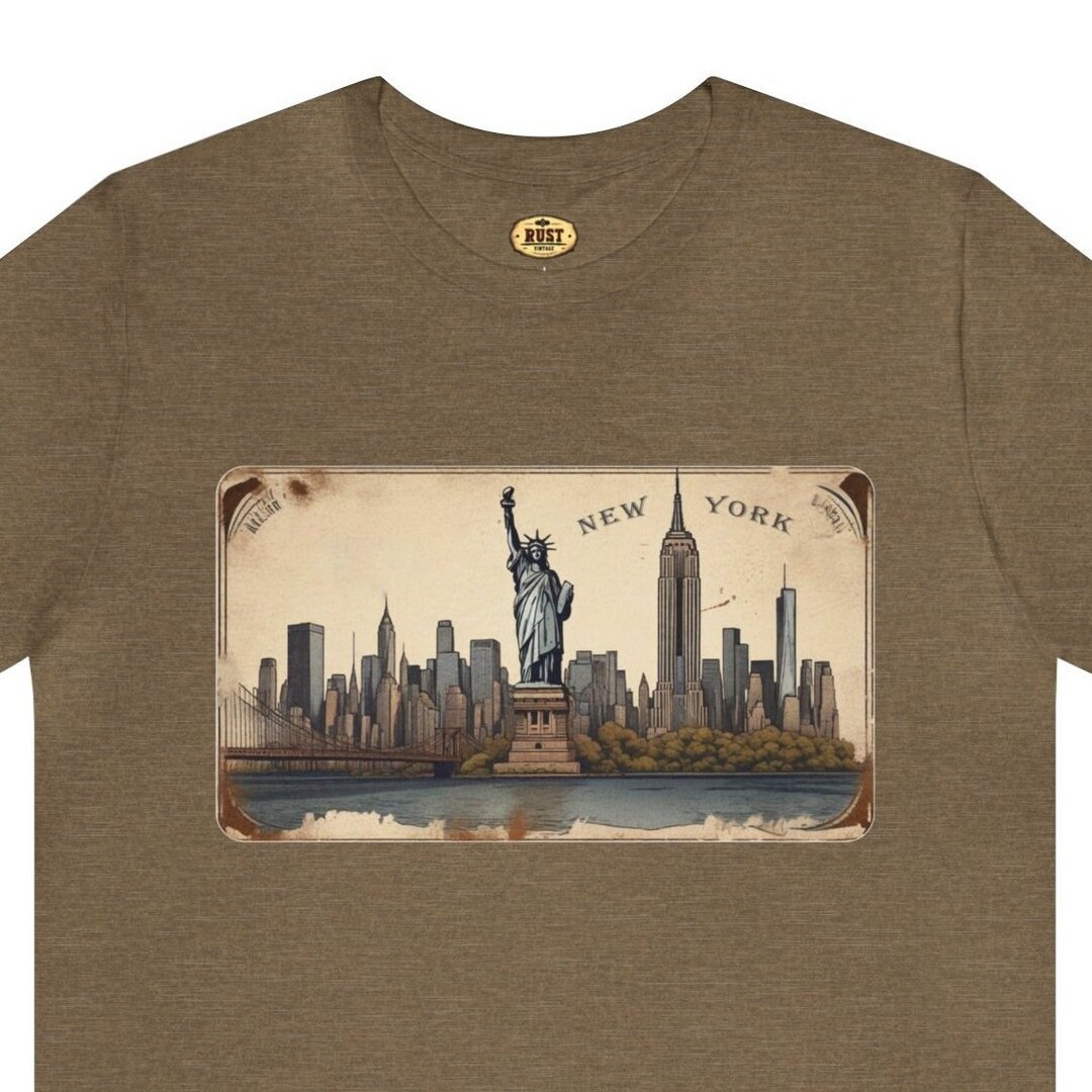 New York City Shirt , Classic City Sign Shirt Vintage Design Retro Mood ...