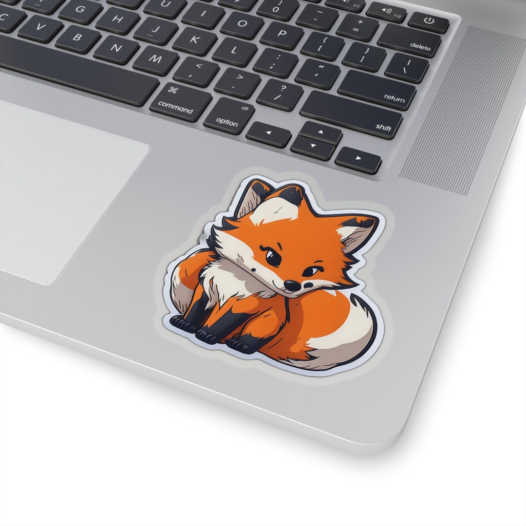 Foxy Kiss-cut Stickers, Fox Fun Sticker - Etsy