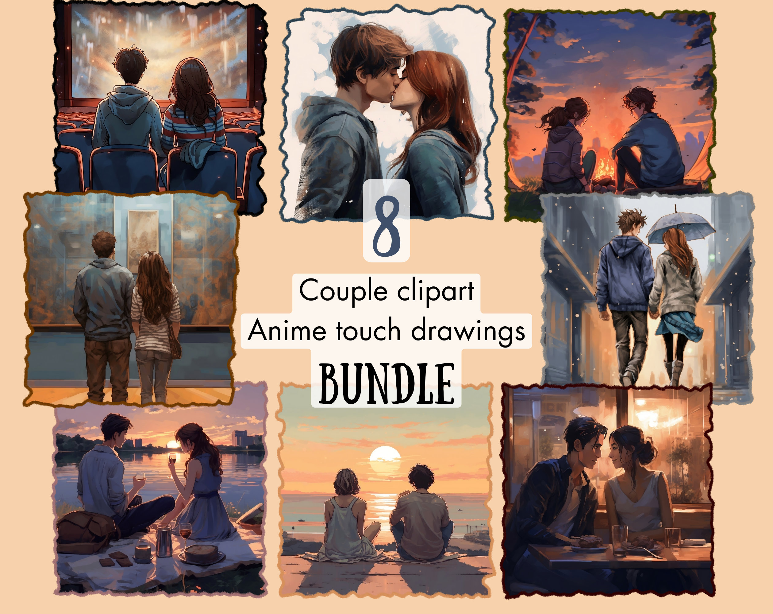Anime Couples In Love Drawings