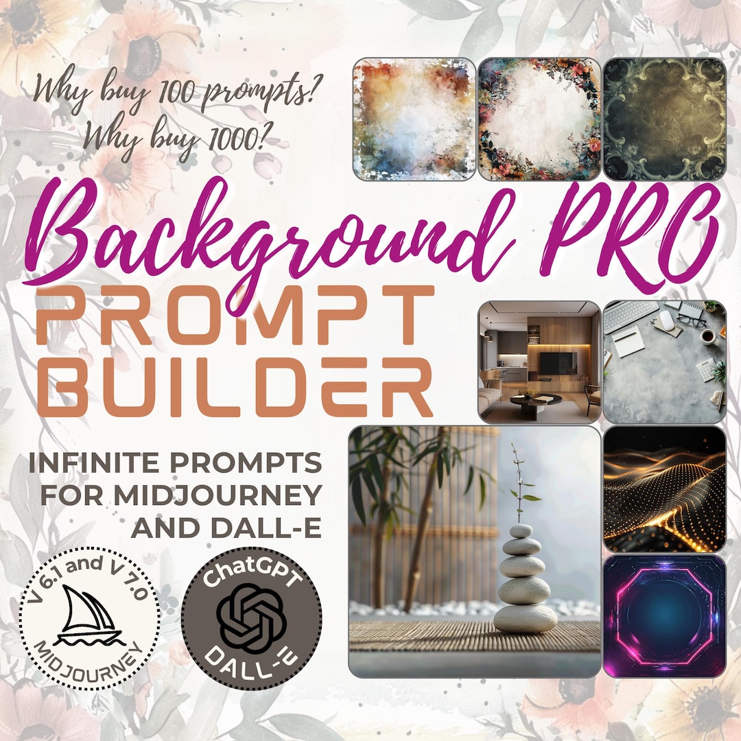 Background Prompt Builder PRO Midjourney Prompt Generator Ai Art Social ...