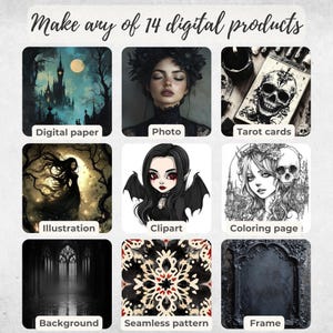 Gothic Prompt Builder PRO Midjourney Prompt Guide AI Art Create Dark ...