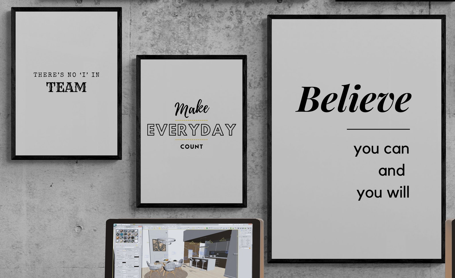 Team Office Decor, Set of 6 PRINTABLES, Motivational, Inspirational ...