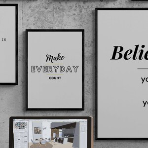 Team Office Decor, Set of 6 PRINTABLES, Motivational, Inspirational ...