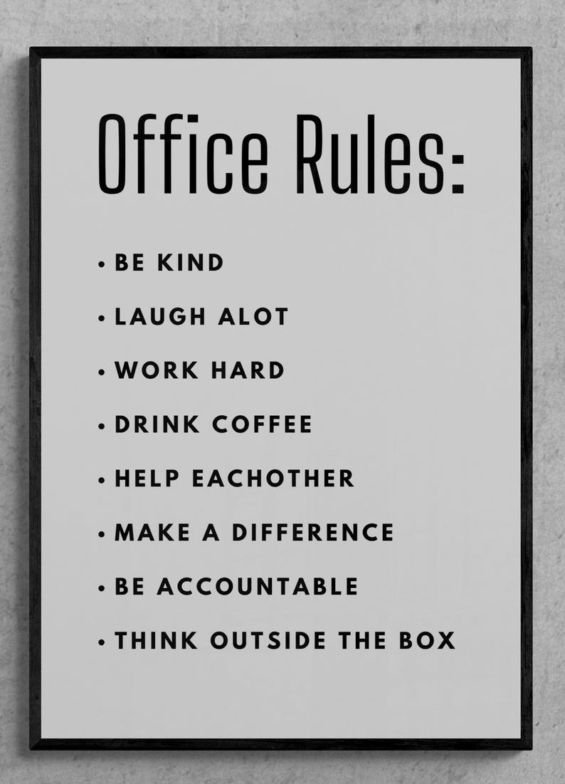 Team Office Decor, Set of 6 PRINTABLES, Motivational, Inspirational ...