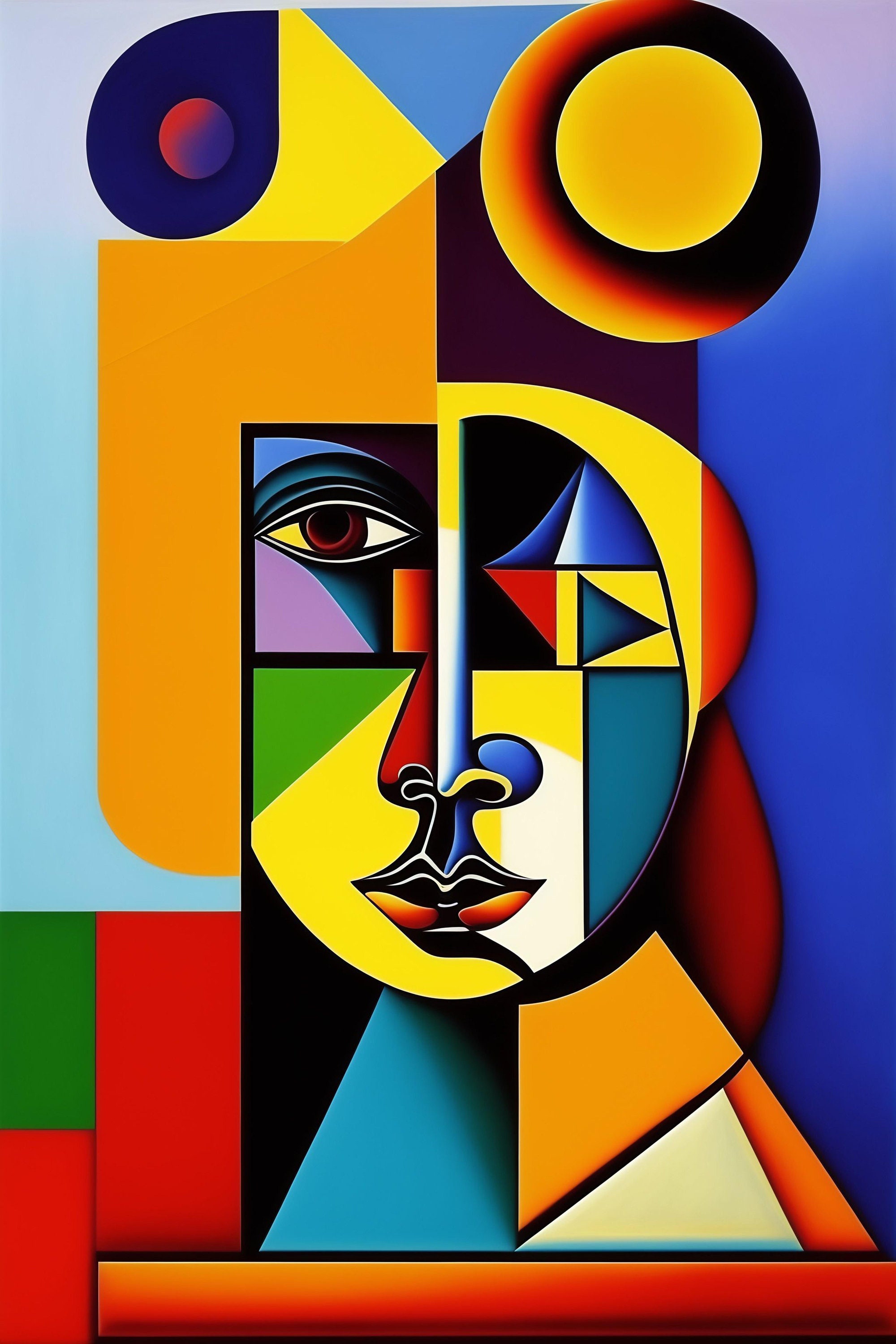 Picasso Style Printable Wall Art - Etsy