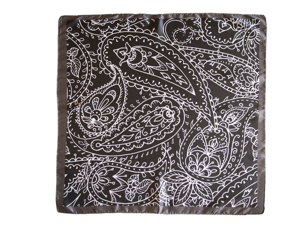 Paisley Neckerchief and Square Shape, Etro Man Pocket Square Hankies - Etsy