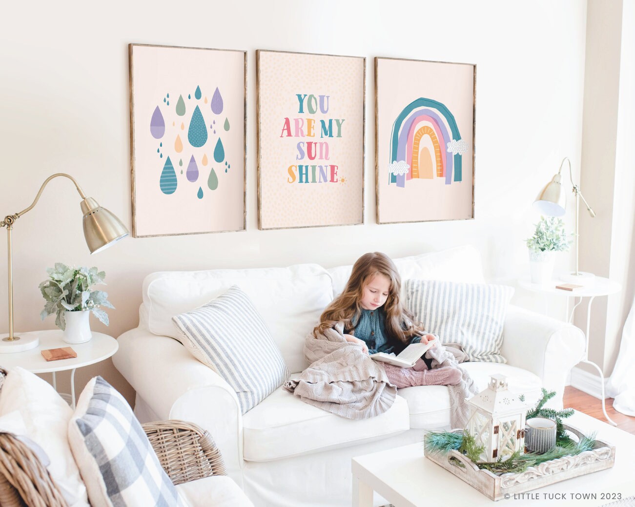 Pastel Raindrops | DIGITAL DOWNLOAD Kids Wall Art, Toddler Playroom ...