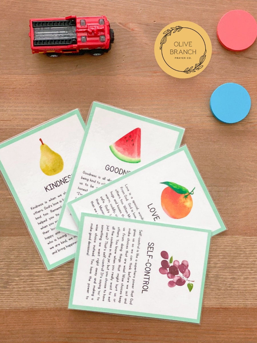 Fruit of the Spirit Activity Bundle Preschool Printable Kids Bible ...