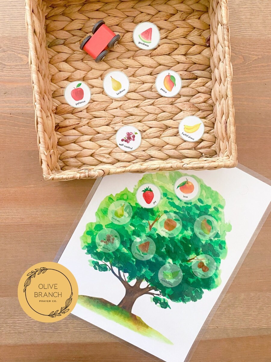 Fruit of the Spirit Activity Bundle Preschool Printable Kids Bible ...