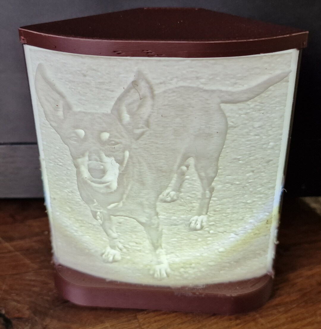 Personalised Lithophane Light Box - Etsy