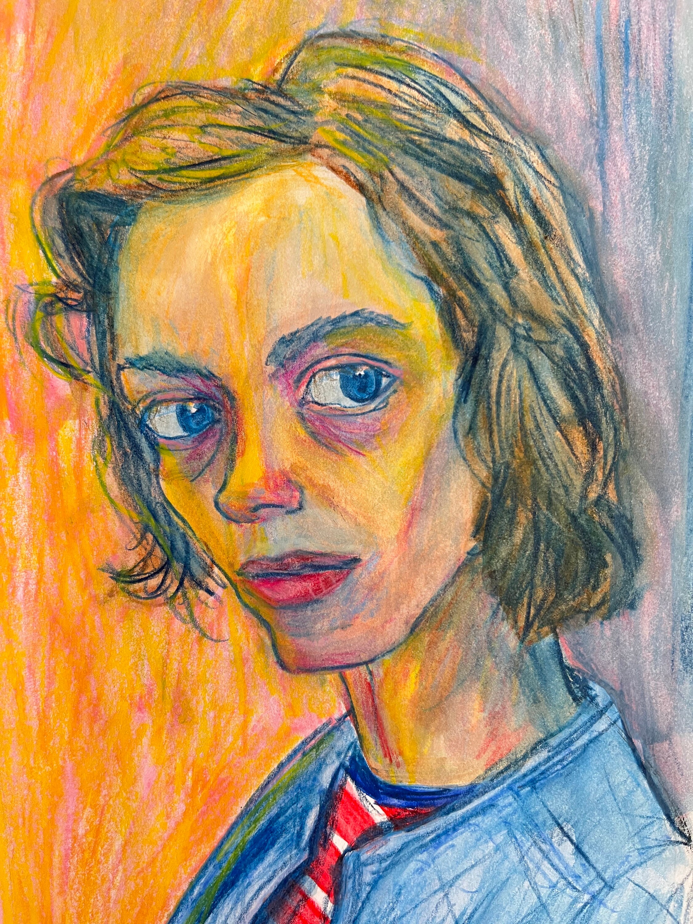 Autoportrait Dessin Original - Etsy