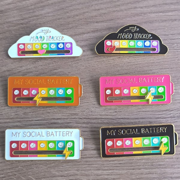 Social Battery Badge - Etsy