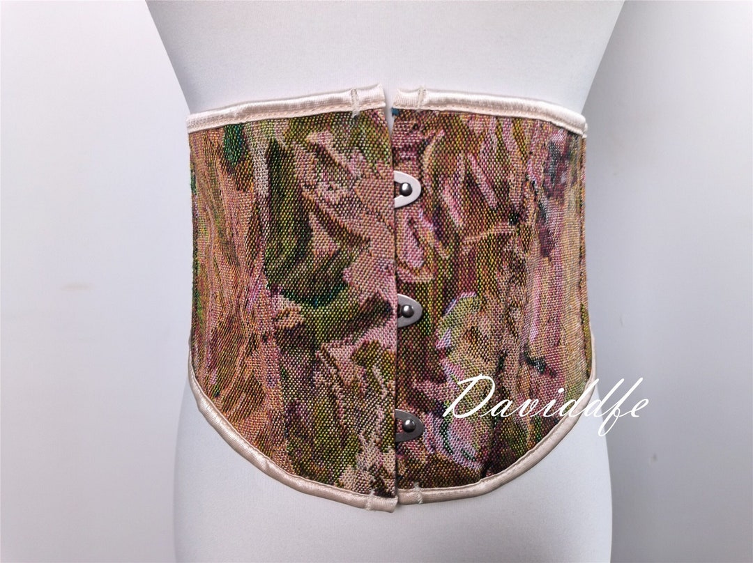 Coffee Corset Belt Oil Medieval Corset Belt Coffee Painting - Etsy