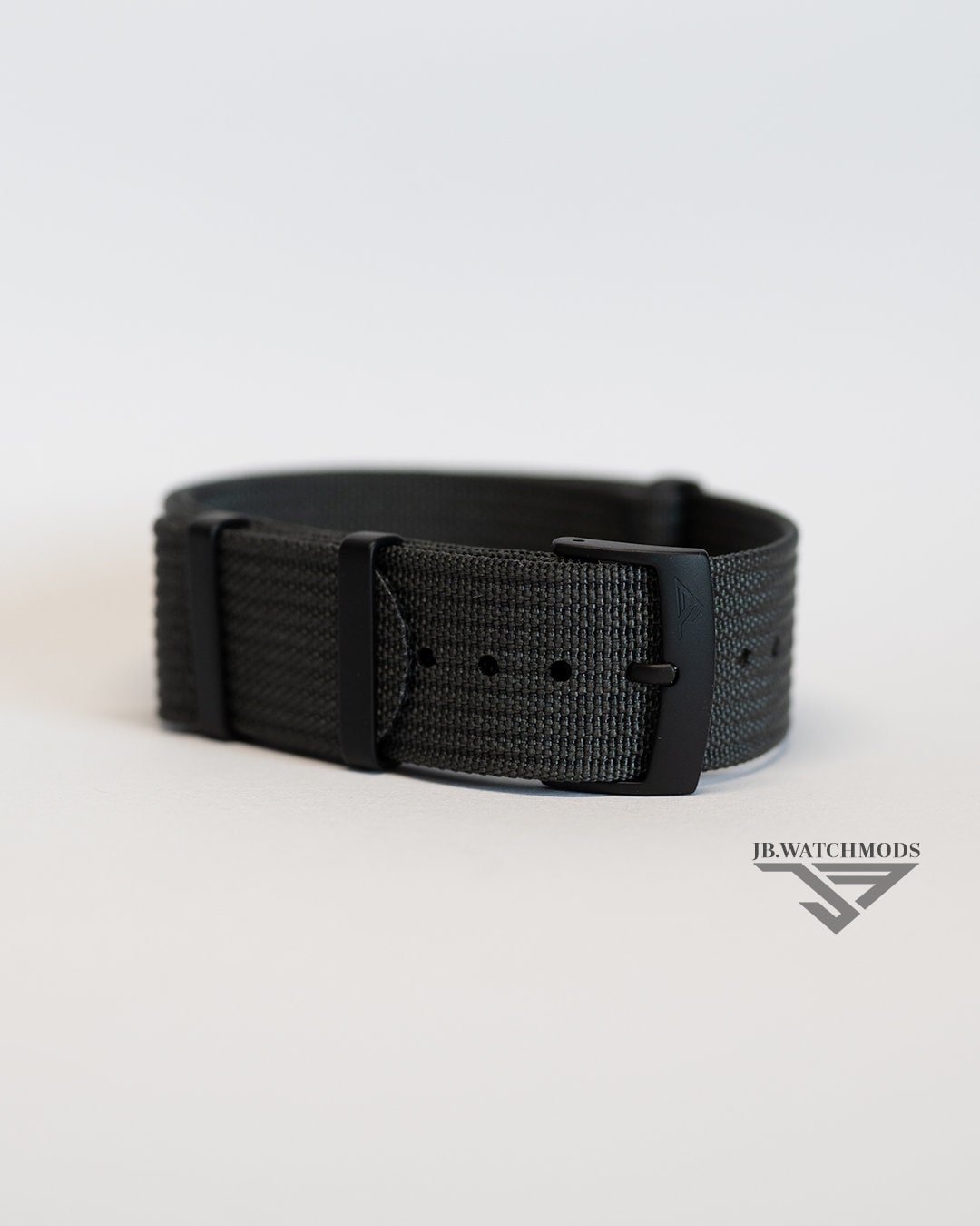 Premium Ribbed 22mm Nato Strap Dark Grey With Black Hardware - Etsy