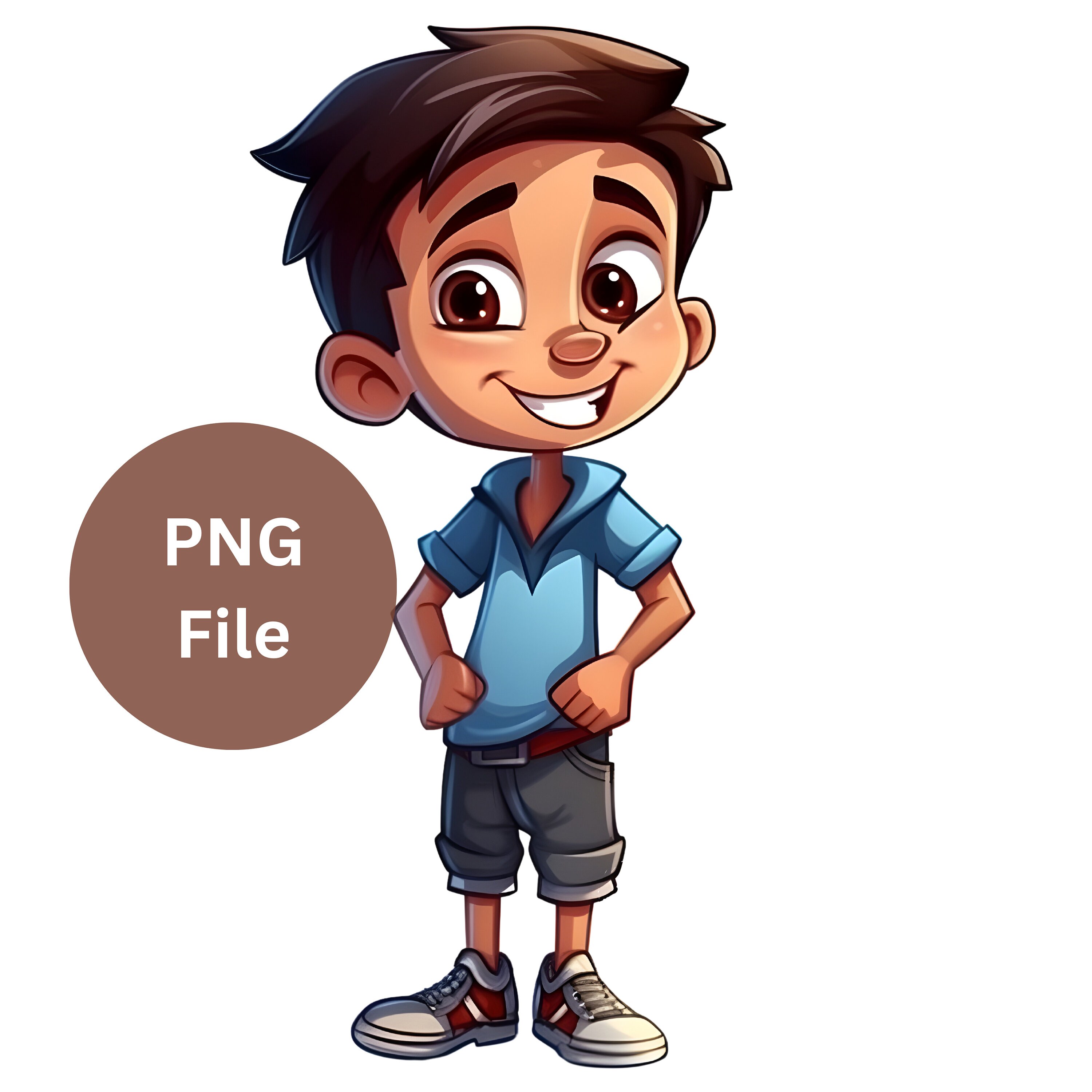 14 PNG Boy and Girl Kid Character Clipart Cartoon Isolated Bundle With ...
