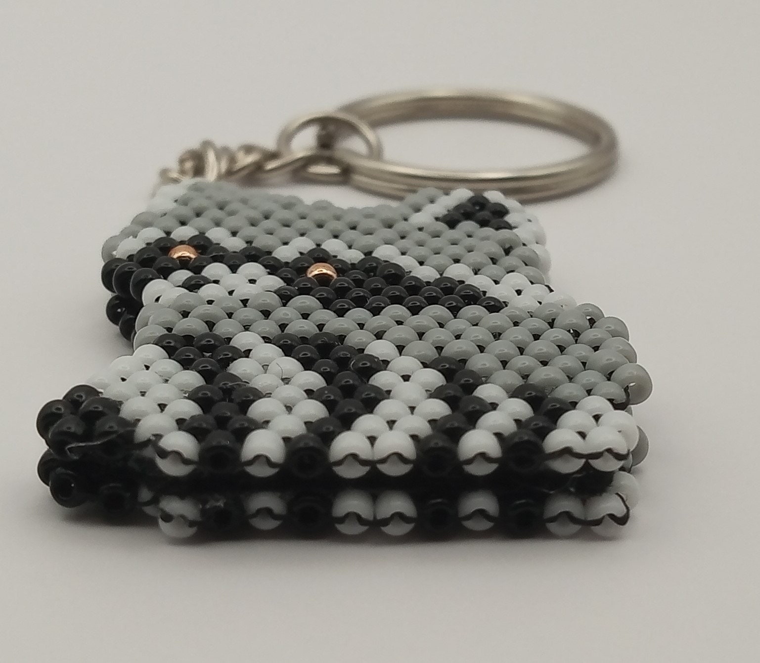 Raccoon Keychain, Handmade Keychain - Etsy