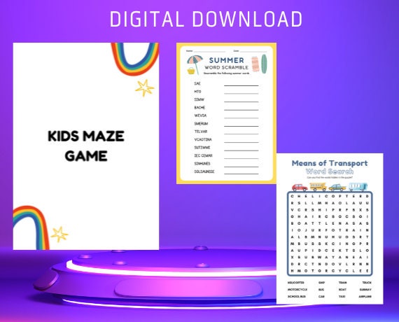 Printable Kid Maze Game | 11 Pages Kid Maze Game | Fun and Challenging ...
