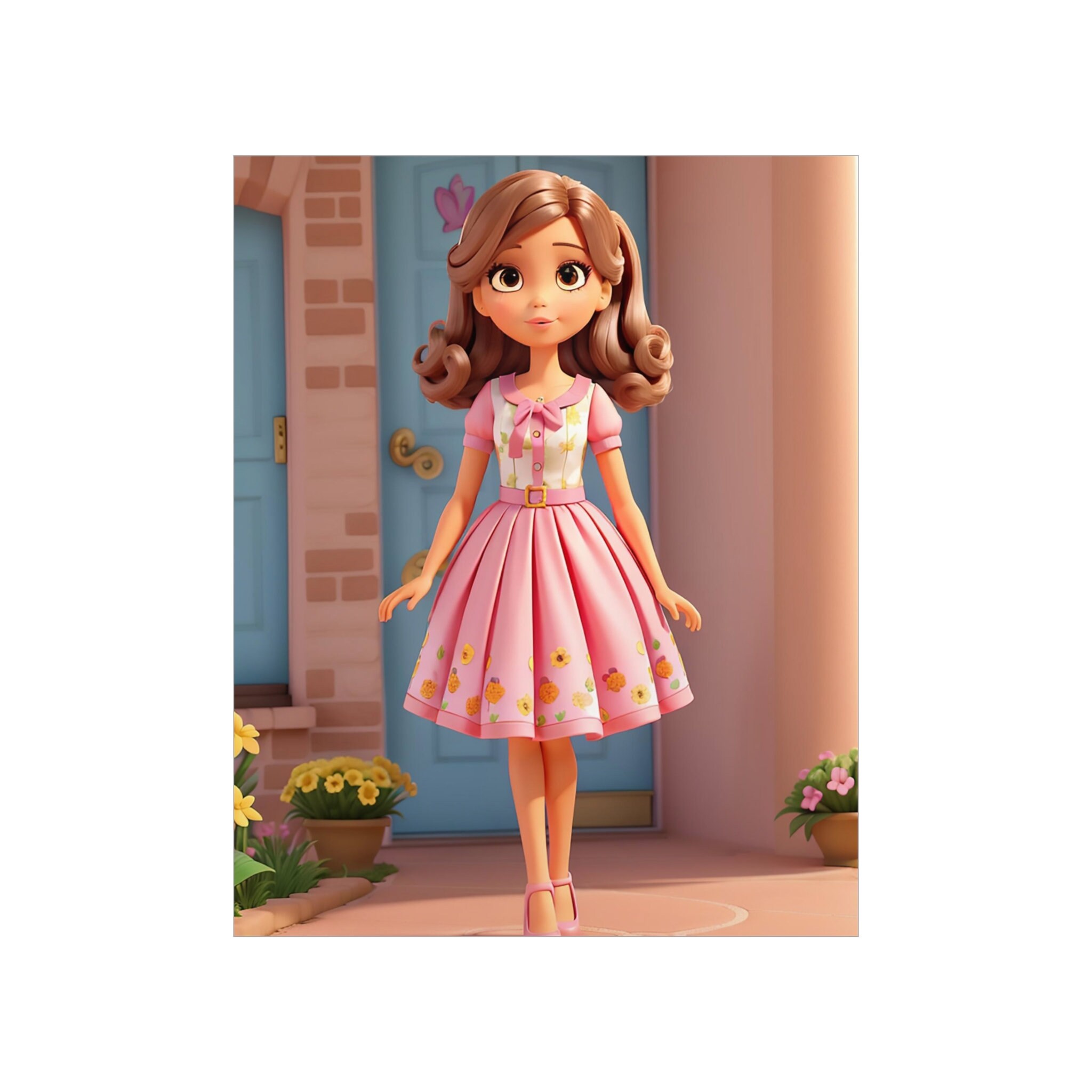 Premium Matte Vertical Barbie Style Posters