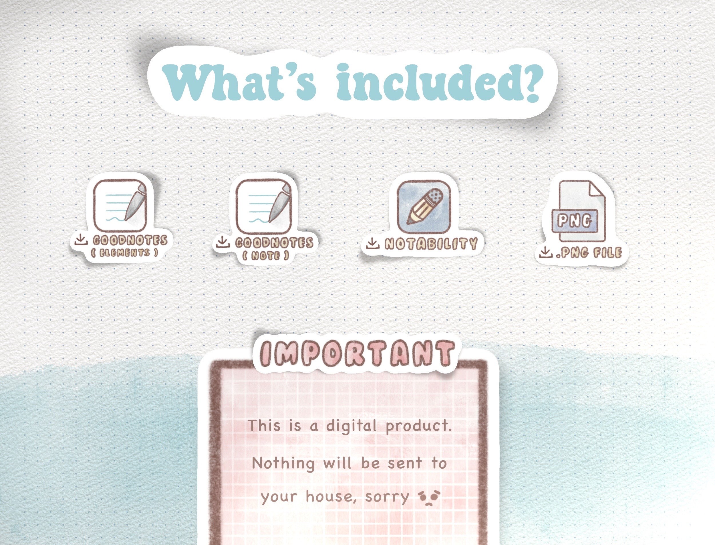Back to School Digital Stickers | Student Stickers for Goodnotes and ...