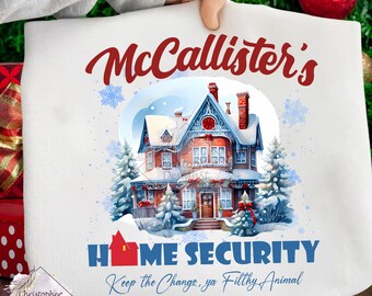 Mccallister Home Security PNG, Funny Christmas Movie PNG, Home Alone ...