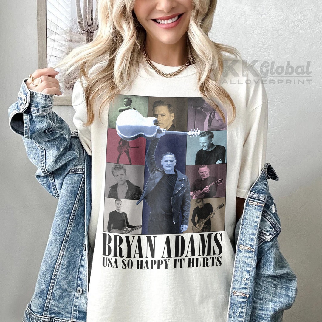 Retro Bryan Adams the Eras Tour Shirt Bryan Adams Shirt - Etsy