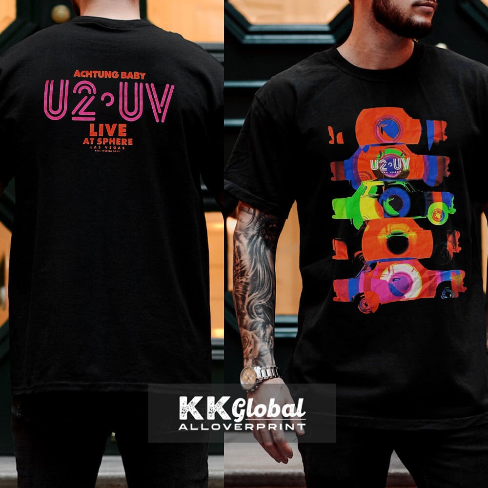 U2 Las Vegas T-shirt u2 Ultraviolet Sphere 2023 U2 sold by Hiccup ...
