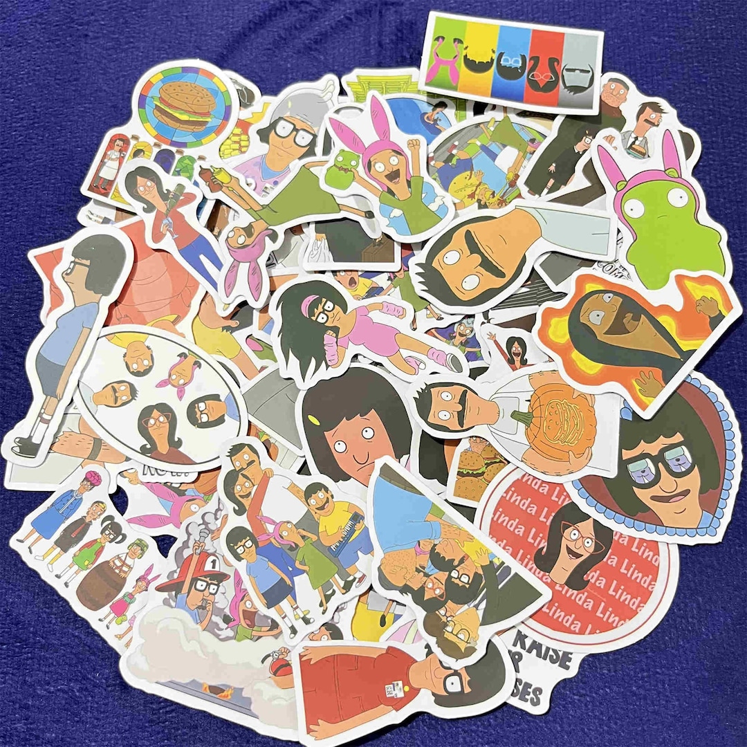 100x Bobs Burgers Sticker Decals for Skateboard Laptop - Etsy
