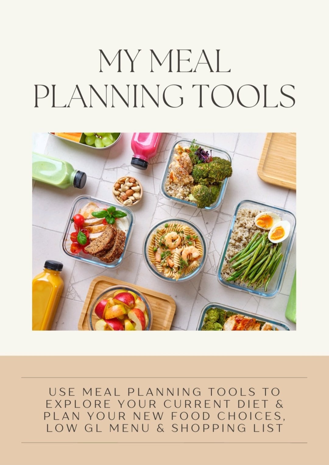 Meal Planning Tools Workbook Template - Etsy