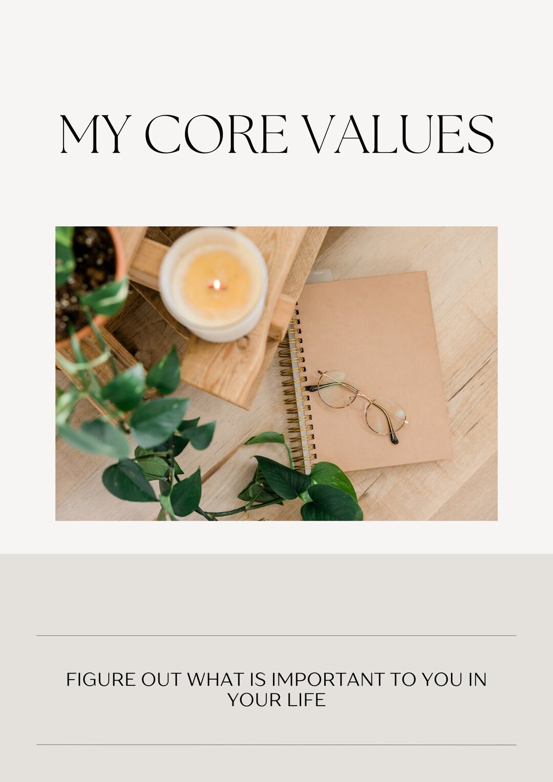 My Core Values Coaching Tool Template - Etsy