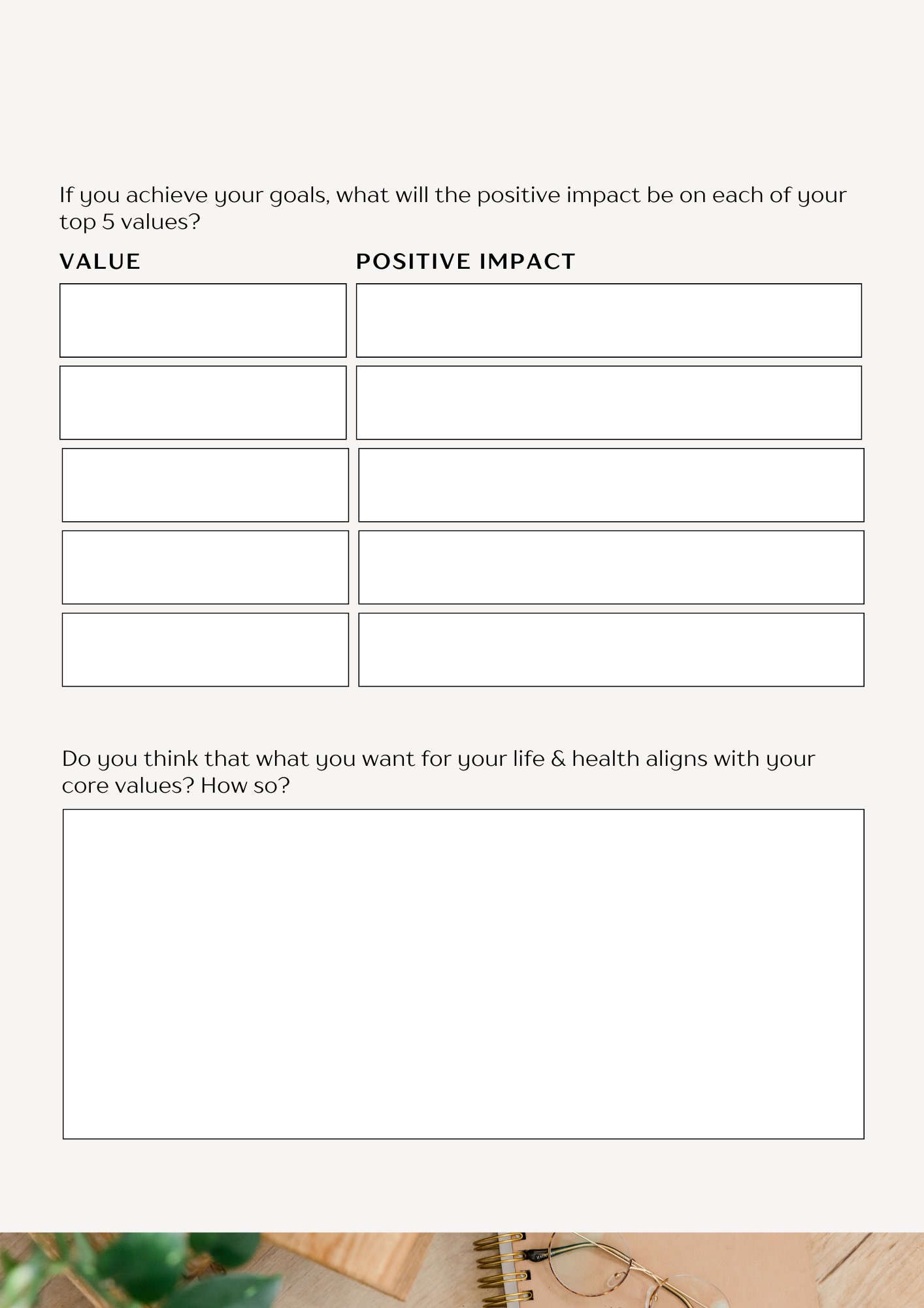 My Core Values Coaching Tool Template - Etsy