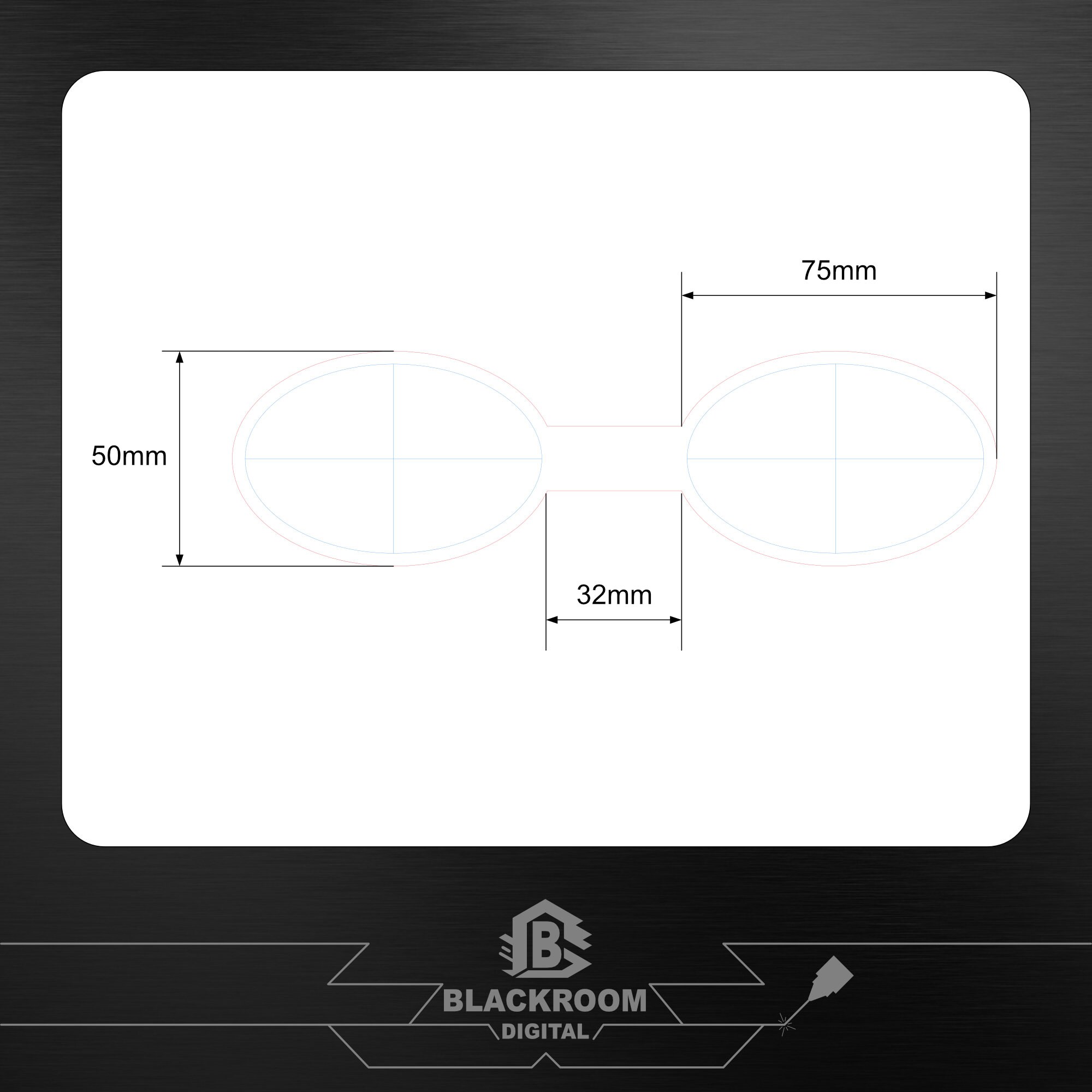 Leather Keyring Laser Templates | DIY Custom Key Tag Laser Cut Set ...