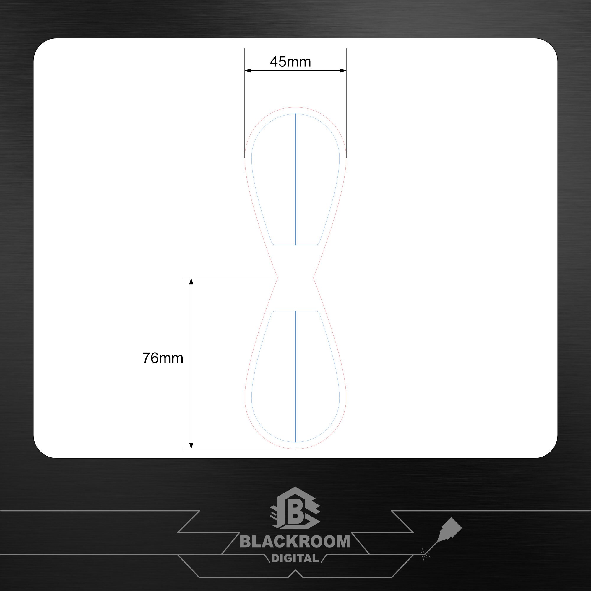 Leather Keyring Laser Templates | DIY Custom Key Tag Laser Cut Set ...