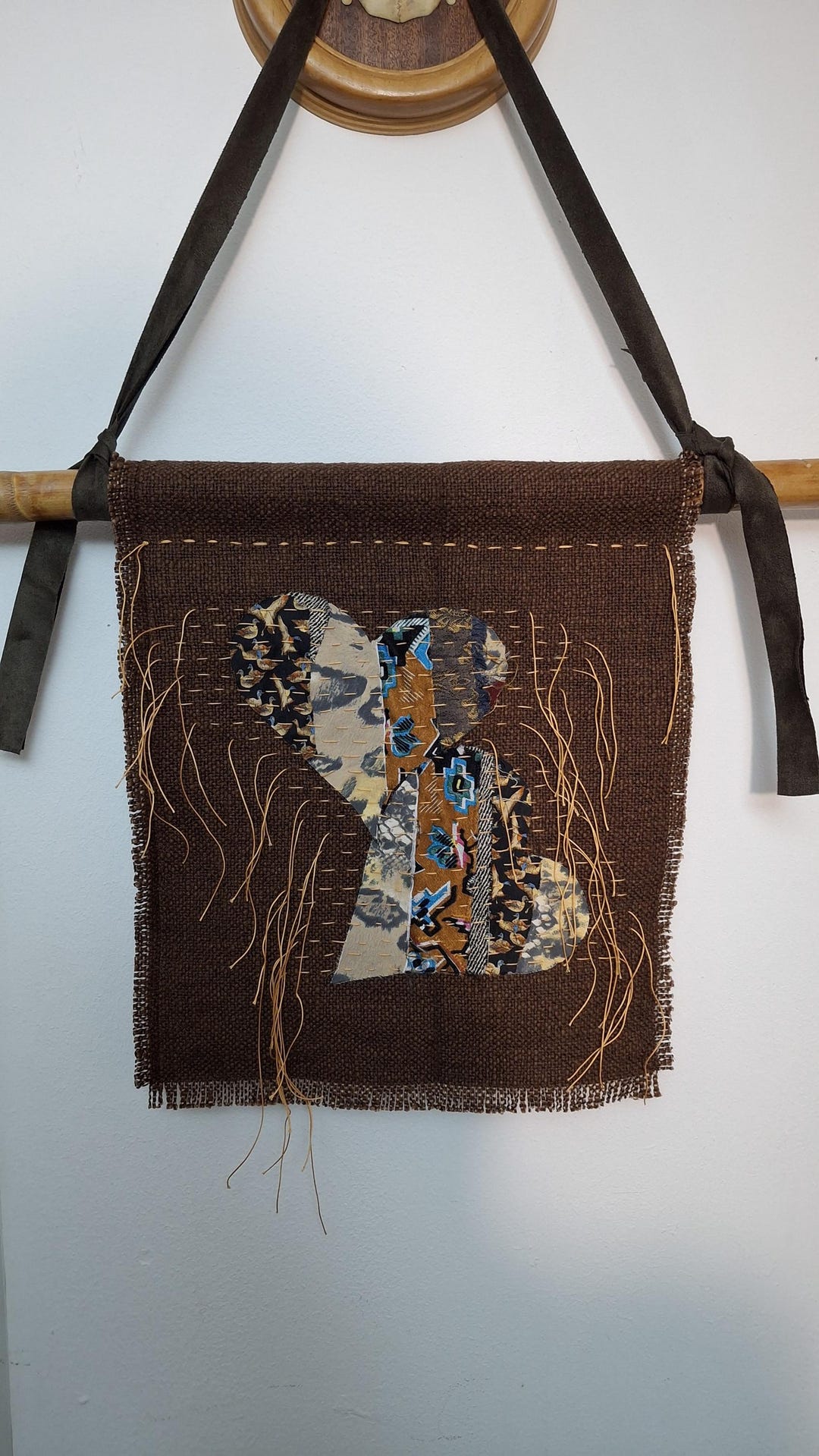 Heart Textile Art From Vintage Ties - Etsy