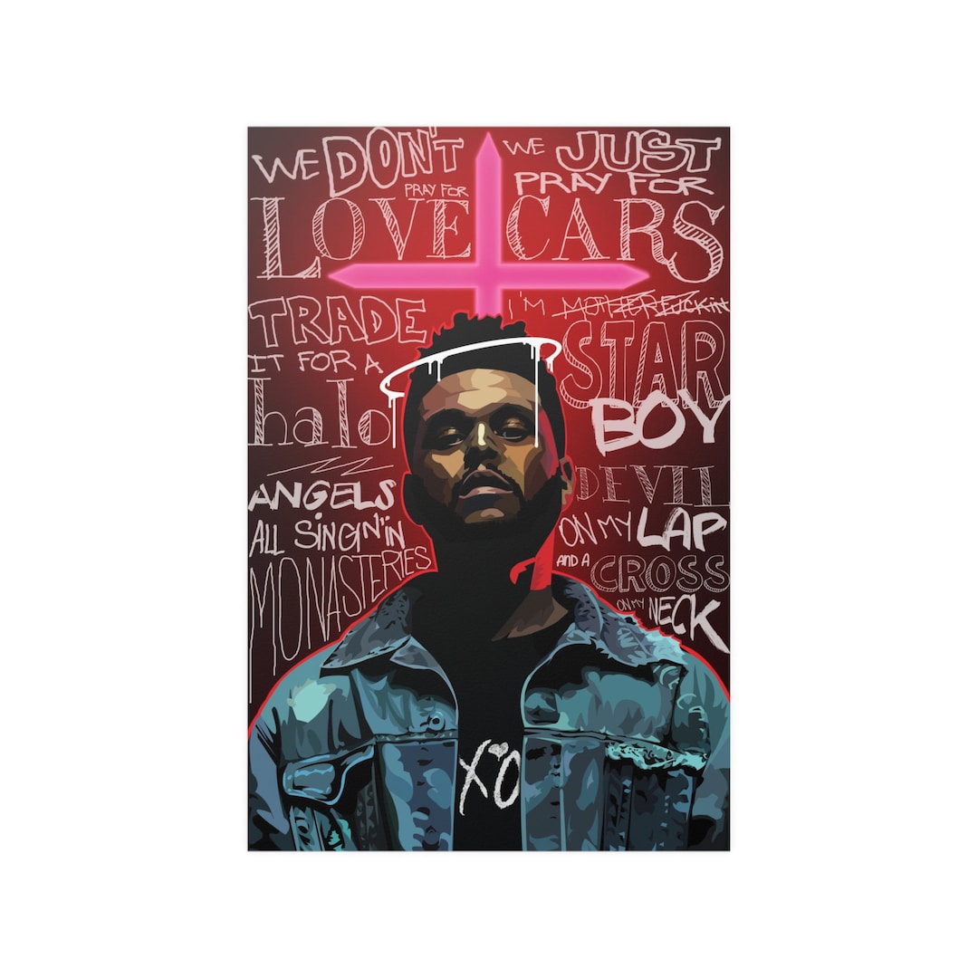 The Weeknd Poster the Weeknd Music Gift Birthday Gift - Etsy