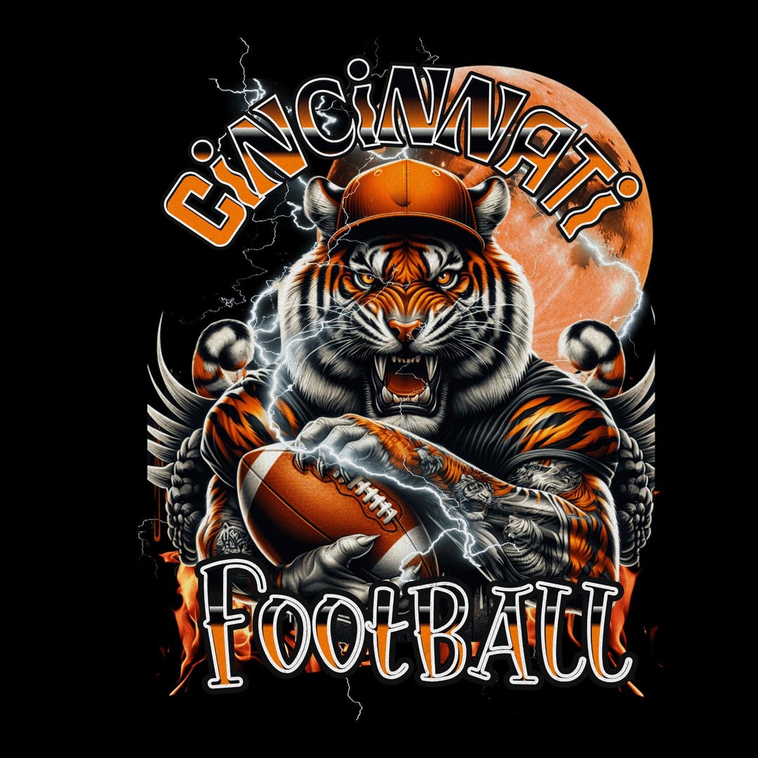 Unique Cincinnati Football Png,cincinnati Team Digital Download ...