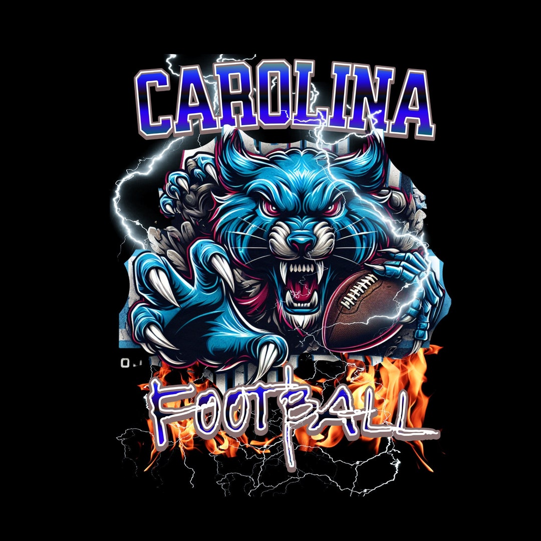 Stylish Carolina Football Png,carolina Football Digital Download,game ...