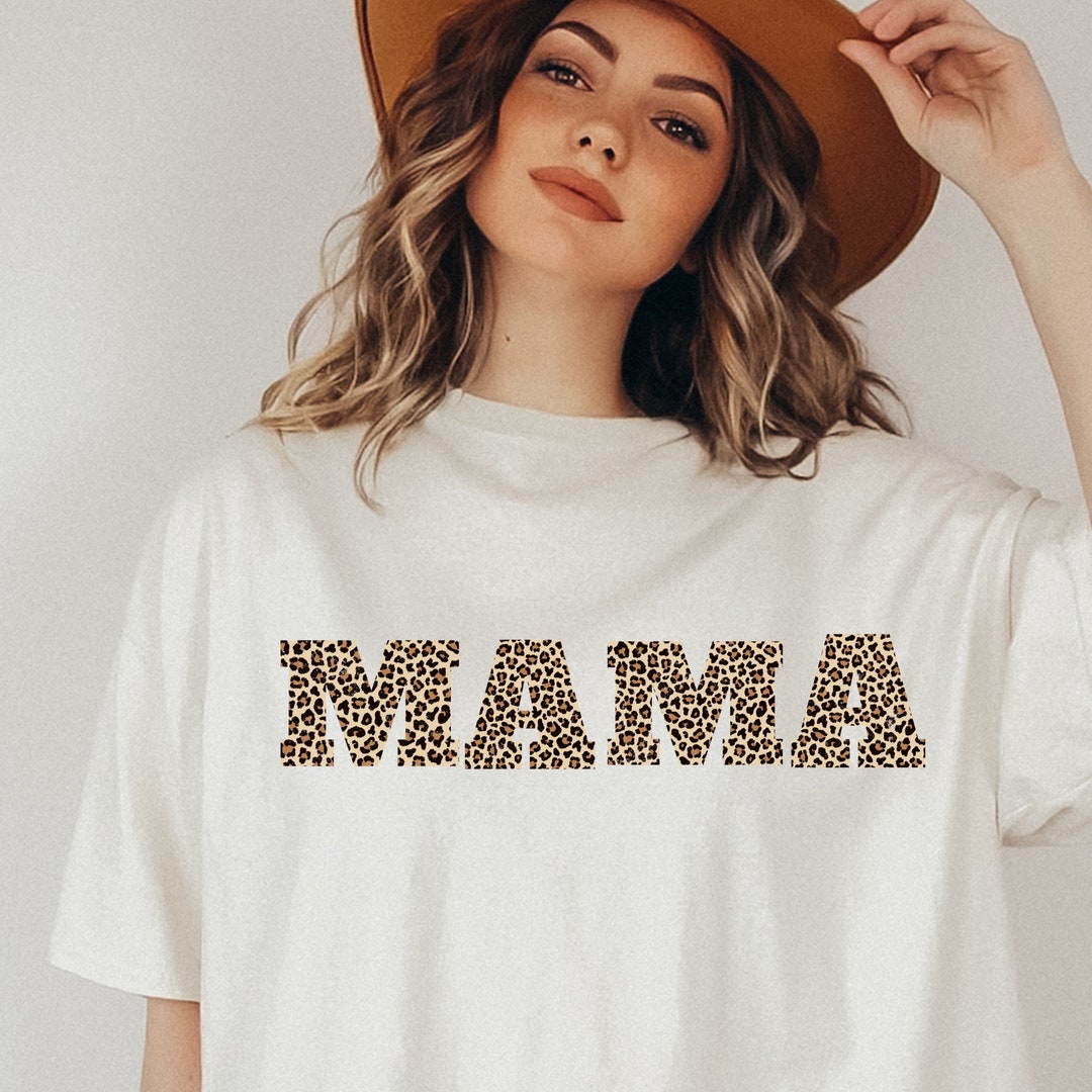 Stylish Mama Leopard Png, Retro Mama Sublimation,cute Mama Png,mama T ...