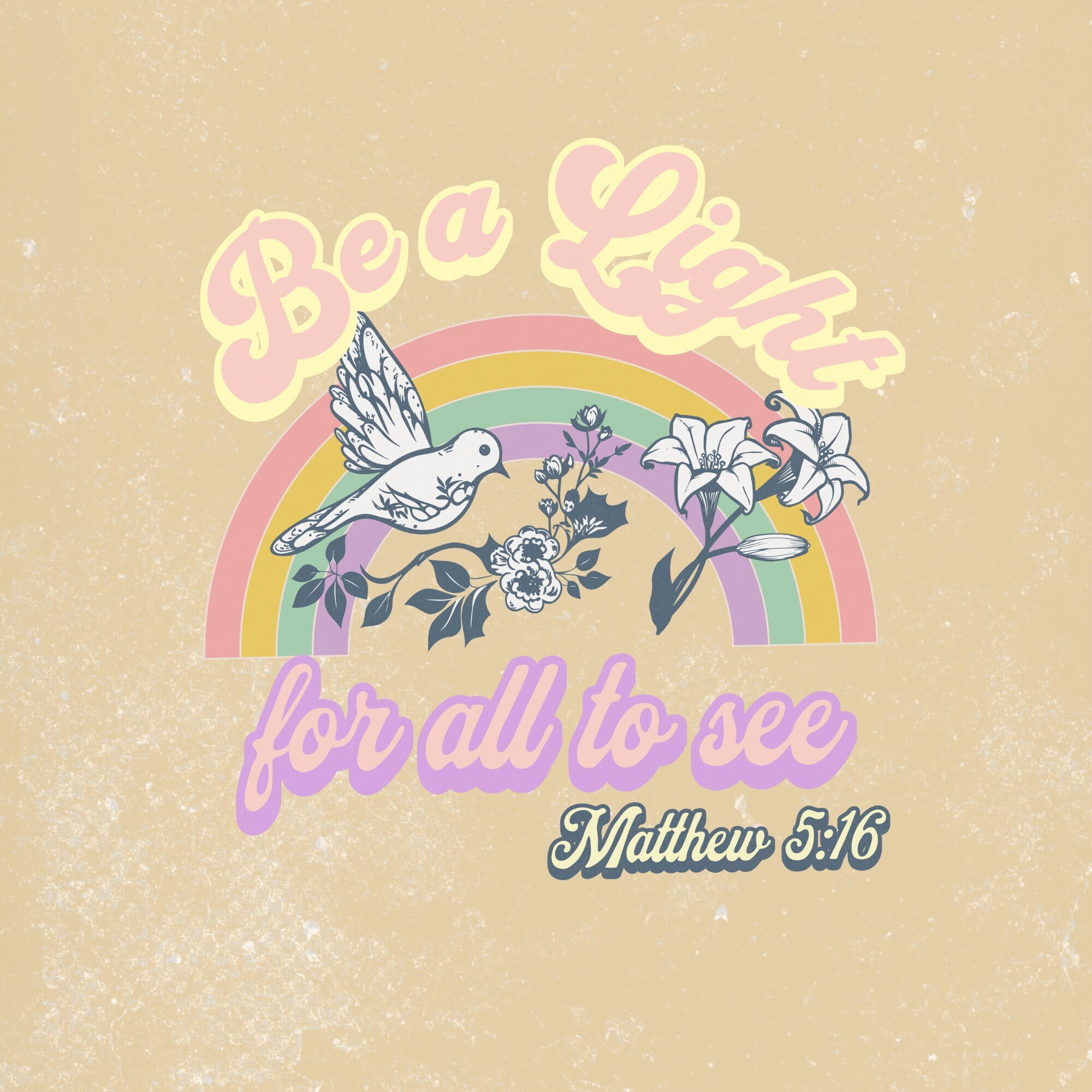 Be a Light for All to See Png/retro Bible Png/ Retro Christian Png ...