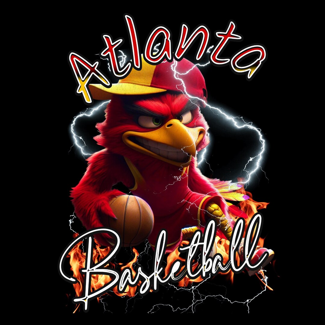 Unique Atlanta Basketball Png Design,game Day Png,atl Basketball ...