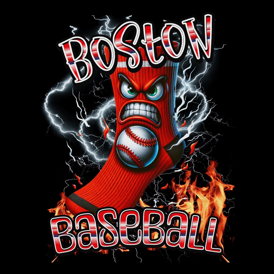 Stylish Boston Baseball Png,boston Png Design,game Day Boston Png ...