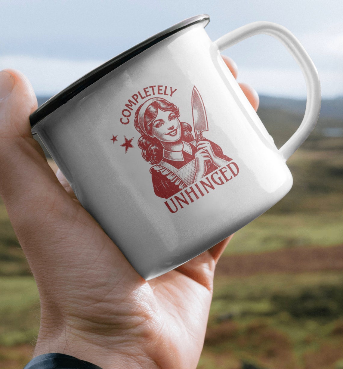 Stylish Completely Unhinged Png,retro Unhinged Girl Png,funny Vintage ...