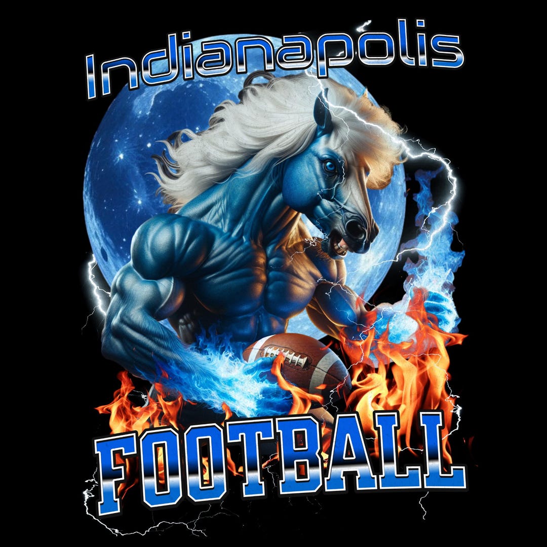 Stylish Indianapolis Football Png, Game Day Png,indianapolis Team ...