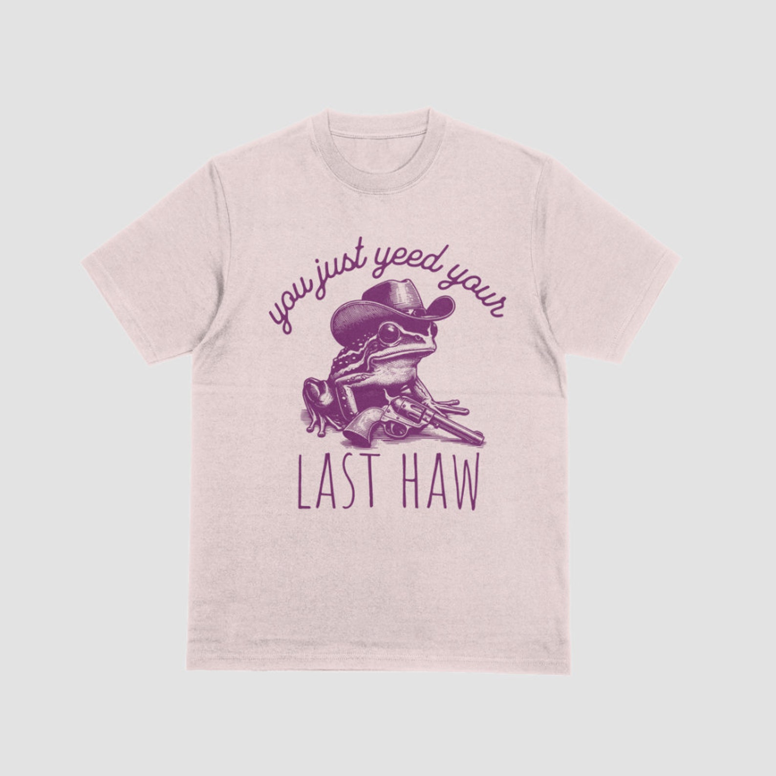 Funny Frog Cowboy Png,western Style Cowboy Frog With Gun,you Just Yee'd ...