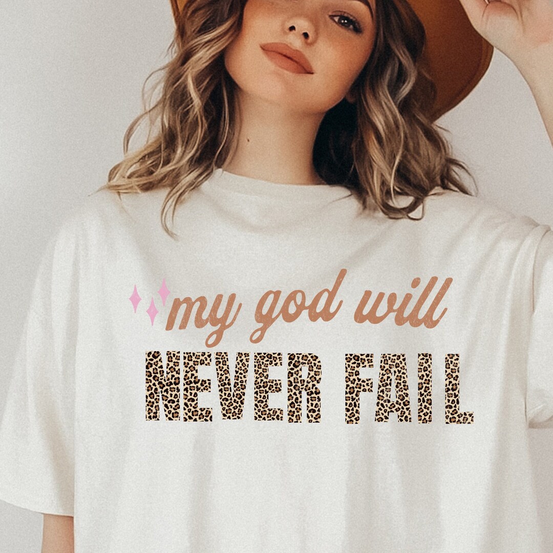 Retro Christian Leopard PNG: Bible Verse Shirt Design (digital Download ...