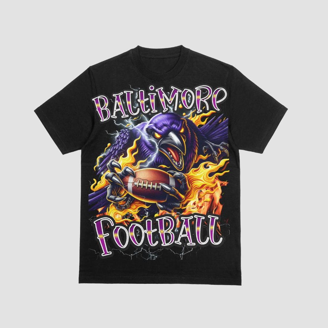 Baltimore Football Raven PNG: Purple & Black Sports Design - Etsy