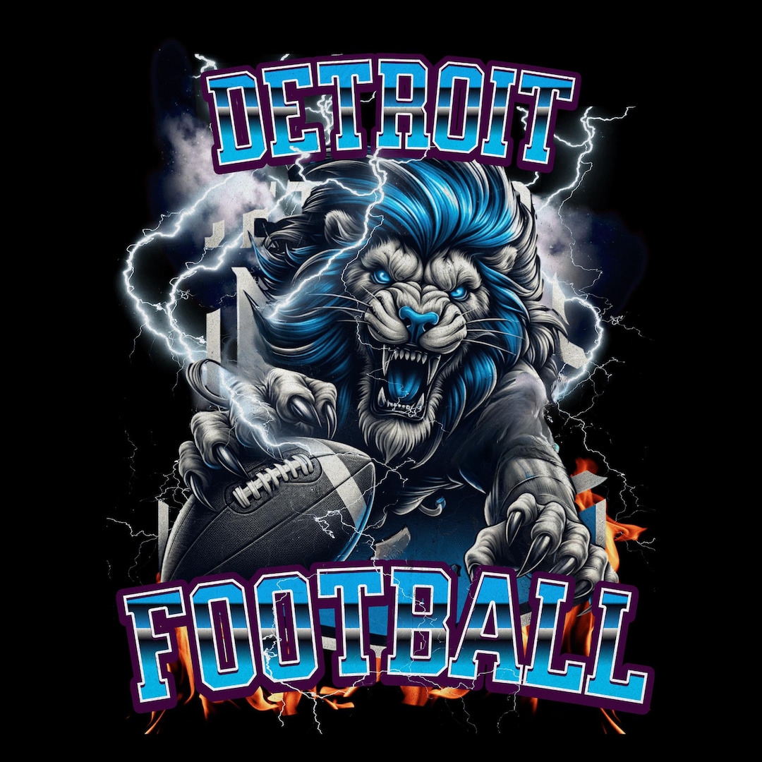 Stylish Detroit Football Png,detroit Png,detroit Football Clipart ...