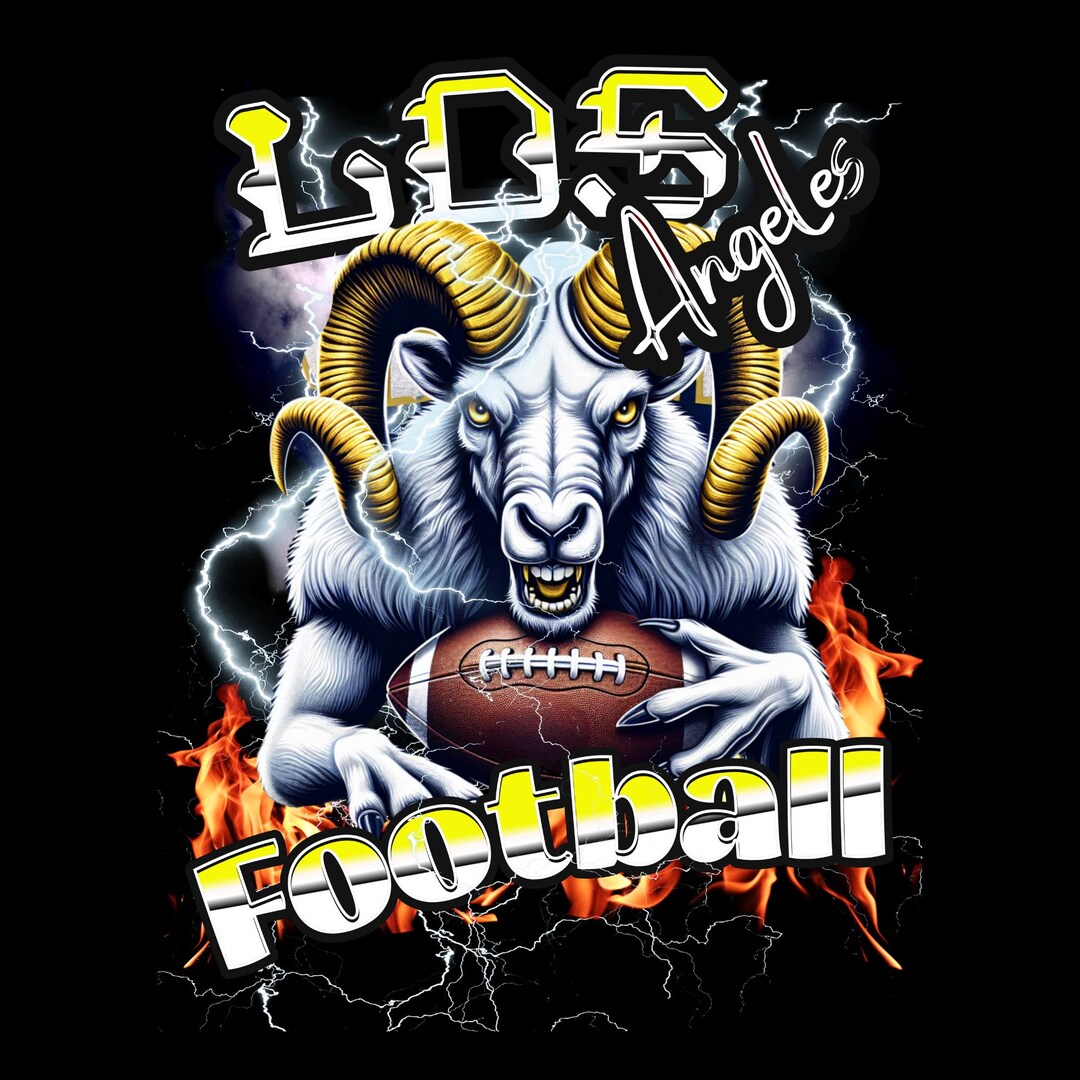 Los Angeles Football Ram Clipart: Sports Team PNG Vector - Etsy