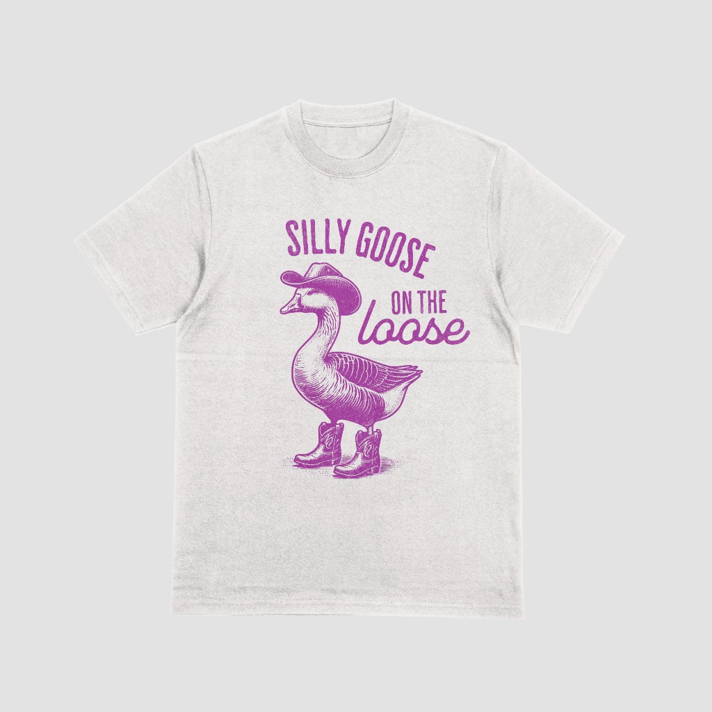 Stylish Silly Goose on the Loose Png, Goose Meme Png, Cowboy Goose Png ...